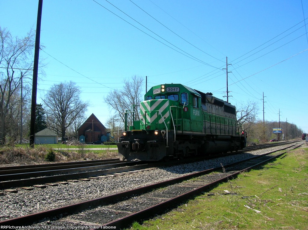 FURX 3047 going to its resting place